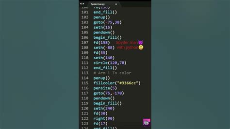 How Can You Draw Spiderman With Python Really 😲 Shorts Python Spiderman Hacker Youtube