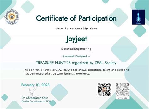 Joyjeet Banerjee On Linkedin Treasure Hunt Zeal Society Nitj Event