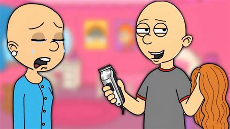 Classic Caillou Shaves Rosies Hair Bald Grounded Youtube
