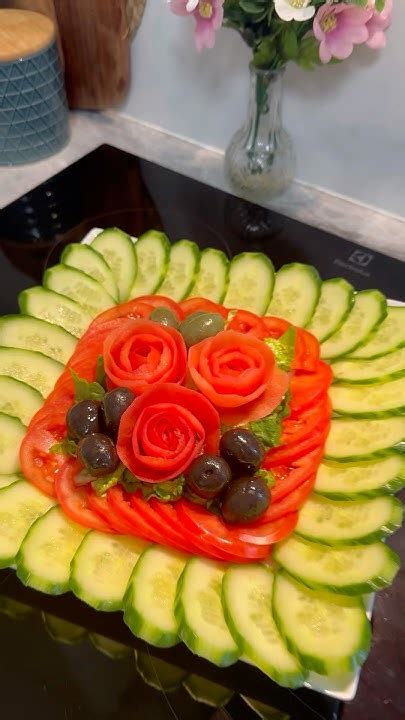 Овощная нарезка очень простая и вкусная🥗 Youtube