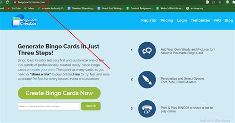 Bingo Card Generator Excel Windows Numbers From 1 To 75 Bingo