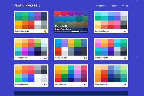 280 Handpicked Colors Flat Ui Colors 2 Features 13 More Color Palettes