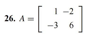 Solved Let A Be The Matrix Given In Exercise A For Each Chegg
