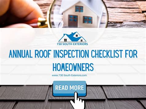 Annual Roof Inspection Checklist For Homeowners