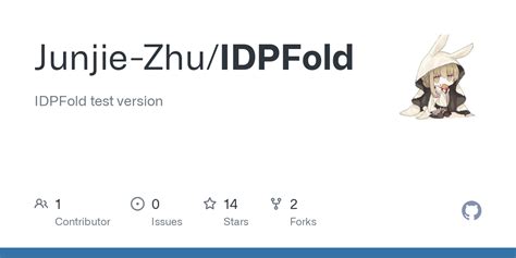 GitHub Junjie Zhu IDPFold IDPFold Test Version