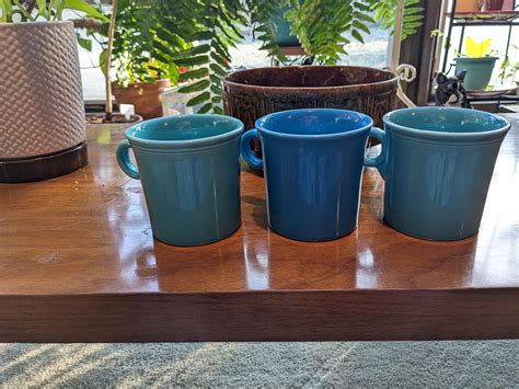 Turquoise And Peacock Rfiestaware