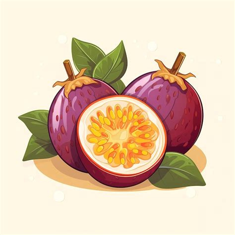 Premium Vector Passionfruit