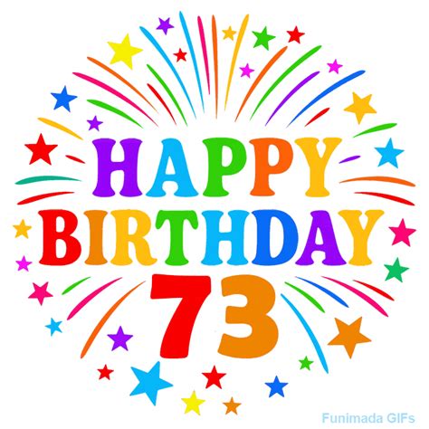 Happy 73rd Birthday Animated S Download On