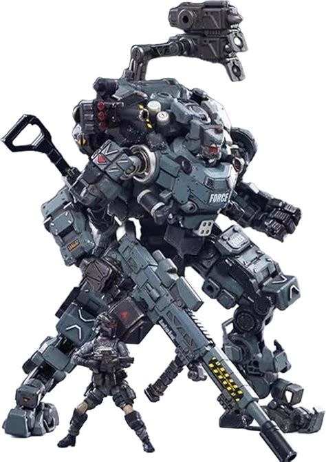 Joytoy Mecha 125 Action Figure Dark Source Steel Bone Grey Mecha And