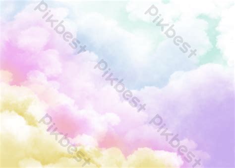 Gradient Purple Background Yellow Sky Cloud Psd Free Download Pikbest