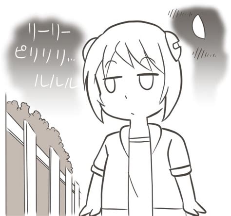 「去年もこれ貼ったけれども。 昼間はまだ暑くても、夜になると秋の虫が鳴いているこの時期って、風情があっていいよね。 」電算機一郎の漫画