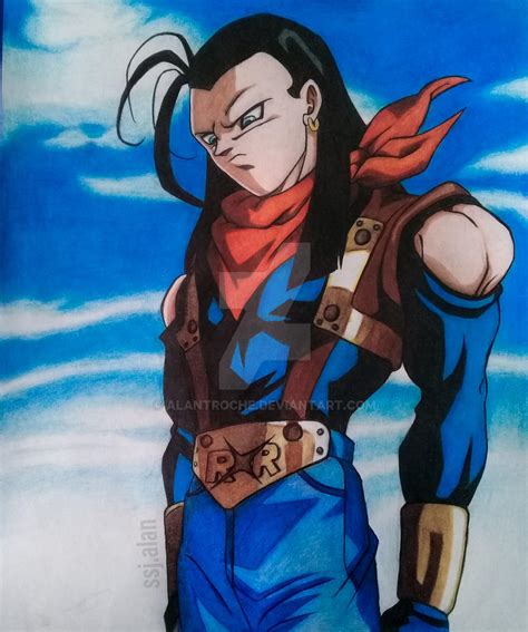 Super Androide 17 Dragon Ball Gt By Alantroche On Deviantart