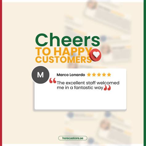 Horeca Store On Linkedin Customersatisfaction Testimonialfriday