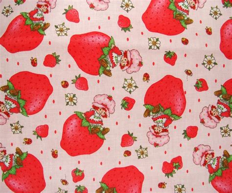 Strawberry Shortcake Vintage Fabric At Lilly Manning Blog