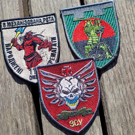 Вишивка шевронів нашивок патчів Майстерня вишивки