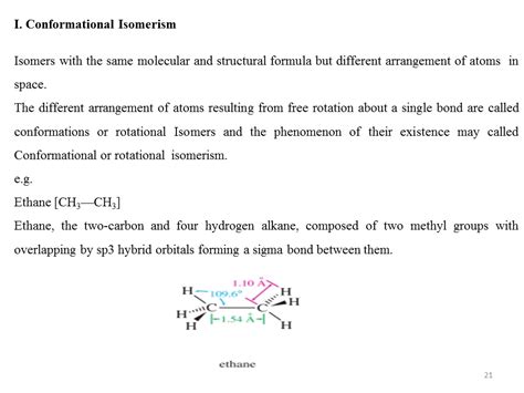 Conformational Isomers Of Ethane