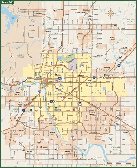Map Of Downtown Tulsa