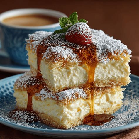 Old School Vanilla Cremora Custard Slice A Nostalgic No Bake Delight