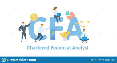 Cfa Chartered Financial Analyst Acronym Business Concept Background