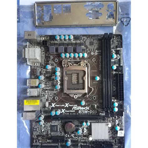 Asrock B75M-DGS motherboard - faulty, Computers & Tech, Parts ...