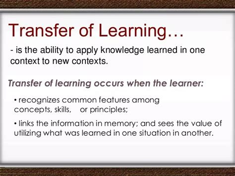 Cognitive Theories Of Learning Ppt Education