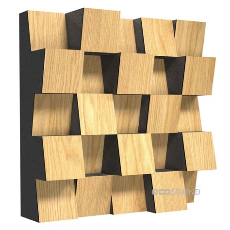 Акустический диффузор рассеиватель Ecosound Ecodiff SM Sherwood Oak 53 ...
