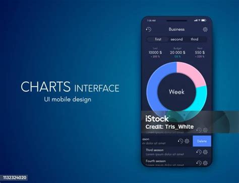 健身應用程式 Ui Ux 設計具有 Web 元素的 Ui 設計概念向量圖形及更多健身房圖片 健身房 圖示 平面設計 Istock