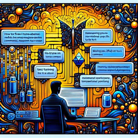 how to fine tune the ebanko base model on toxic comments fxis ai