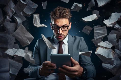 Premium Ai Image The Modern Man Efficiently Uploading Files On His