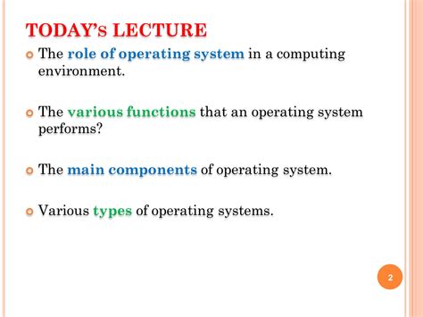 SOLUTION Operating Systems Its Functions Studypool