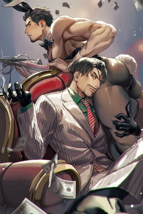 Kiryu Kazuma And Majima Goro Ryuu Ga Gotoku Drawn By Akemaru