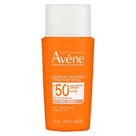 Avene Sunsitive Sunscreen Tinted Fluid Spf50 50ml Healthylife