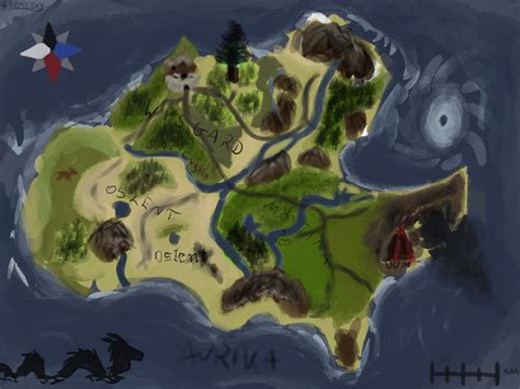 Island Map Wip By Xwedodah On Deviantart