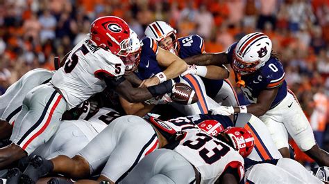 Georgia Stymies Auburn After Controversial Goal Line Fumble Fox News