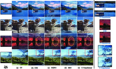 Qualitative Results Compared With Other Outpainting Methods On Scenery