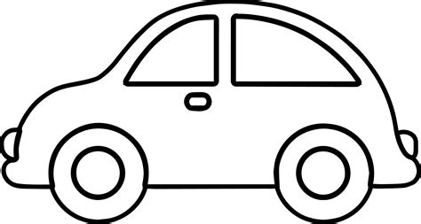 Simple Car Coloring Pages At Free Printable
