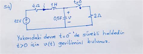 solved find the voltage vlt for t o where the above