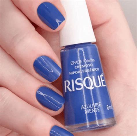 Esmalte Azul Muitas Opções Para Você Escolher Almanaque Da Mulher