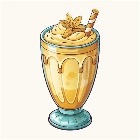 Lassi Vector Drink Drawing Style Premium Ai Generated Vector