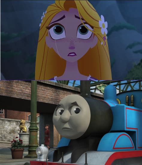 Rapunzel Feels Sorry For Thomas By Awesomegamedude10 On Deviantart