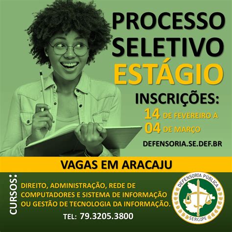 Defensoria lança edital para processo seletivo de estágio remunerado