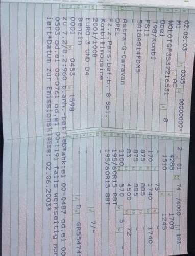 Fehlercode P0706 Opel Astra G Caravan Bj 2003 Star