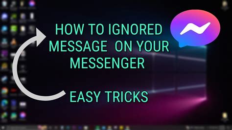 HOW TO IGNORED MESSAGE ON YOUR FACEBOOK MESSENGER PAANO BA YouTube