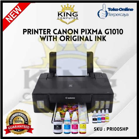 Jual Printer Canon Pixma G1010 Inkjet Print Only Garansi Resmi Shopee