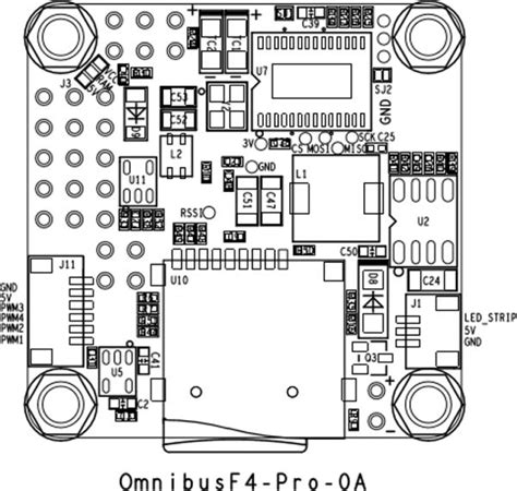 Omnibus Pro F V inkl OSD Current Sensor AEROBOT UAV Flight Systems Multicopter und Zubehör