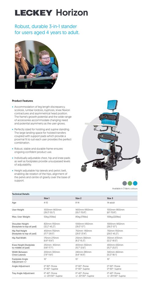 Leckey Horizon Stander Vaph