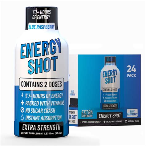 Grade A Quality Blue Raspberry Extra Strength Shot 24 Pack 260mg