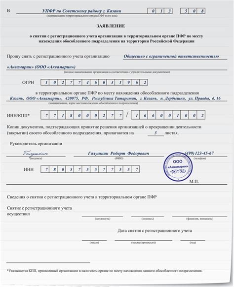 Документы в ПФР и ФСС РФ о закрытии обособленного подразделения
