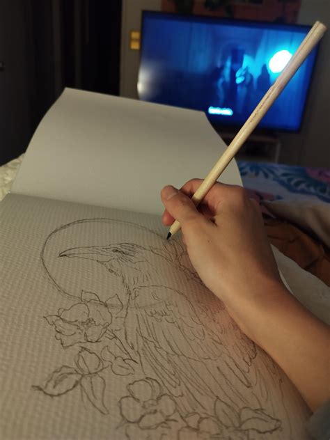 Cuervo on process by FrancescaSepulveda on DeviantArt