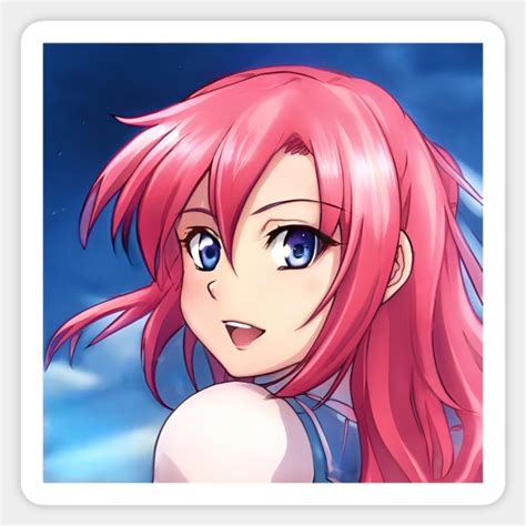 Cute Pink Hair Anime Girl Pink Hair Girl Sticker Teepublic